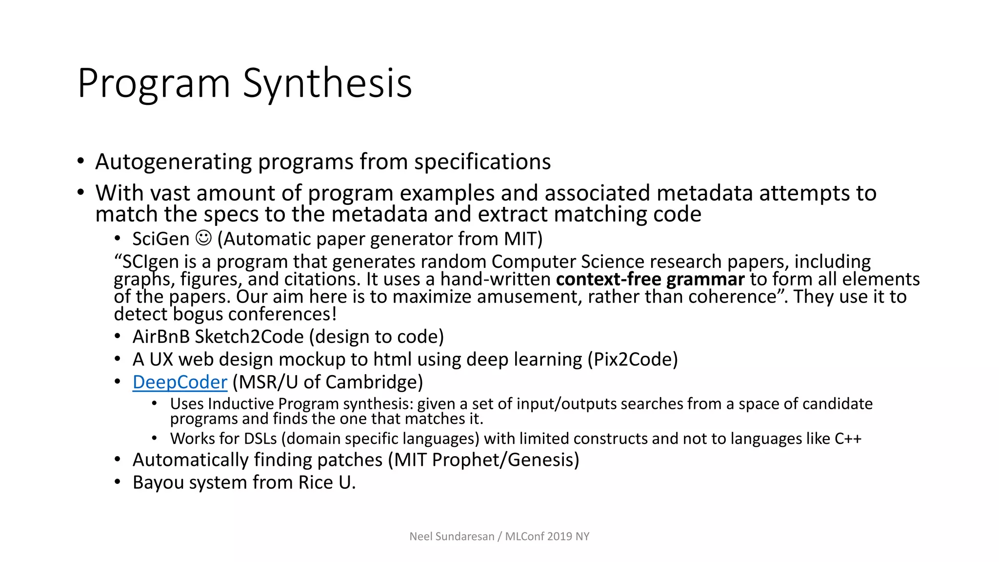 Neel Sundaresan - Teaching a machine to code | PPTX
