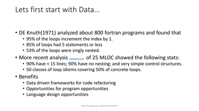Neel Sundaresan - Teaching a machine to code | PPT