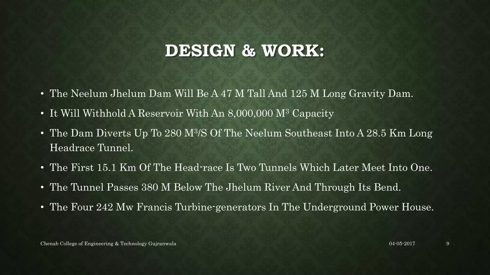 Neelum jhelum hydroelectric project ( NJHEP) | PPTX