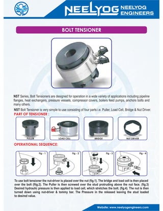 Neelyog ENGINEERS Hydraulic Bolt Tensioner cat 2018 hbt 1 | PDF