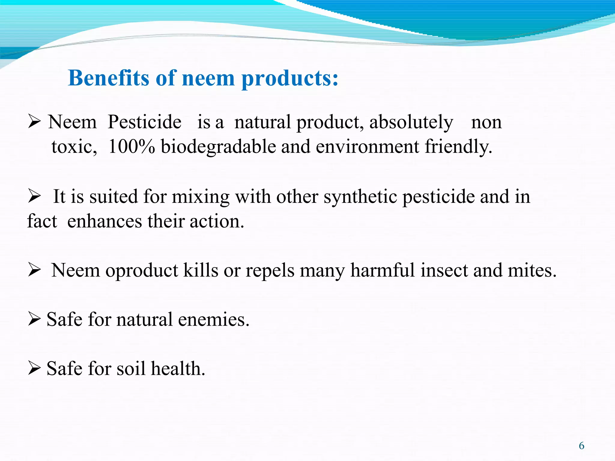 Neem based product | PPTX
