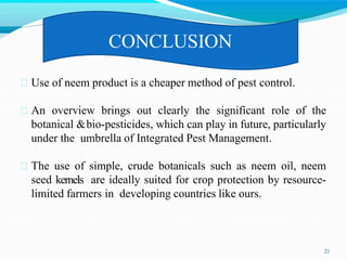 Neem based product | PPTX