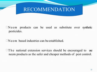 Neem based product | PPTX
