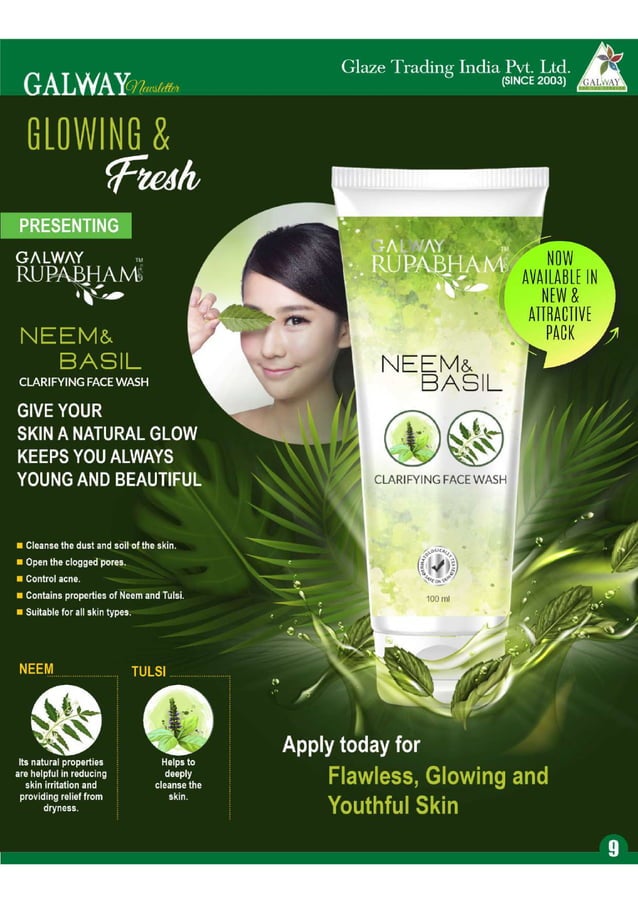 Galway Neem and Basil face wash | PDF