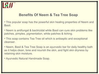 Neem, basil & tea tree soap | PPS