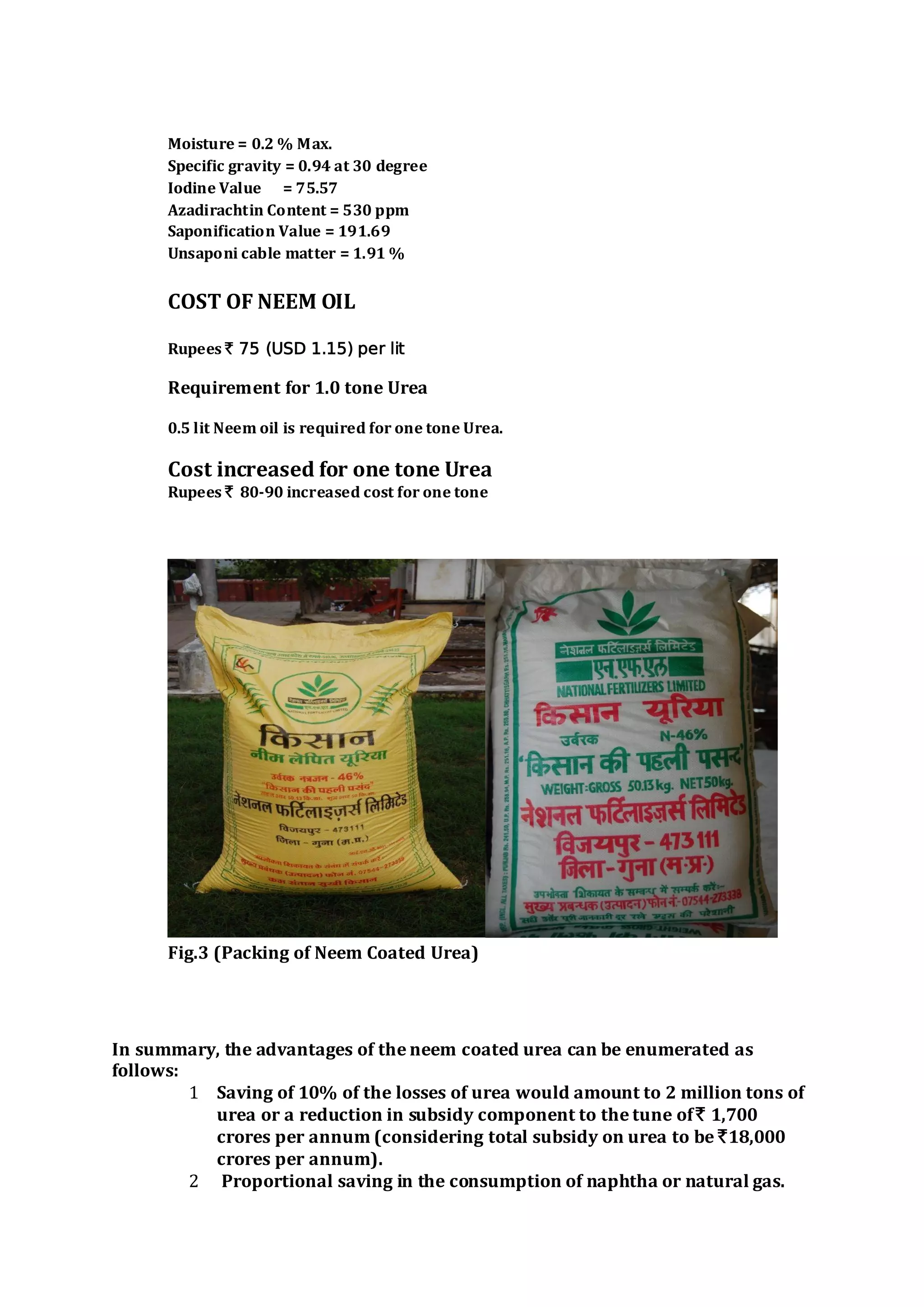 Neem coated urea an eco friendly approaches | PDF