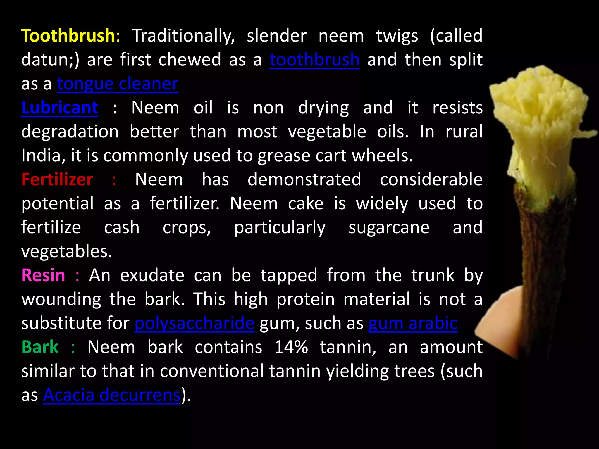 Neem products used in plant protection | PPTX