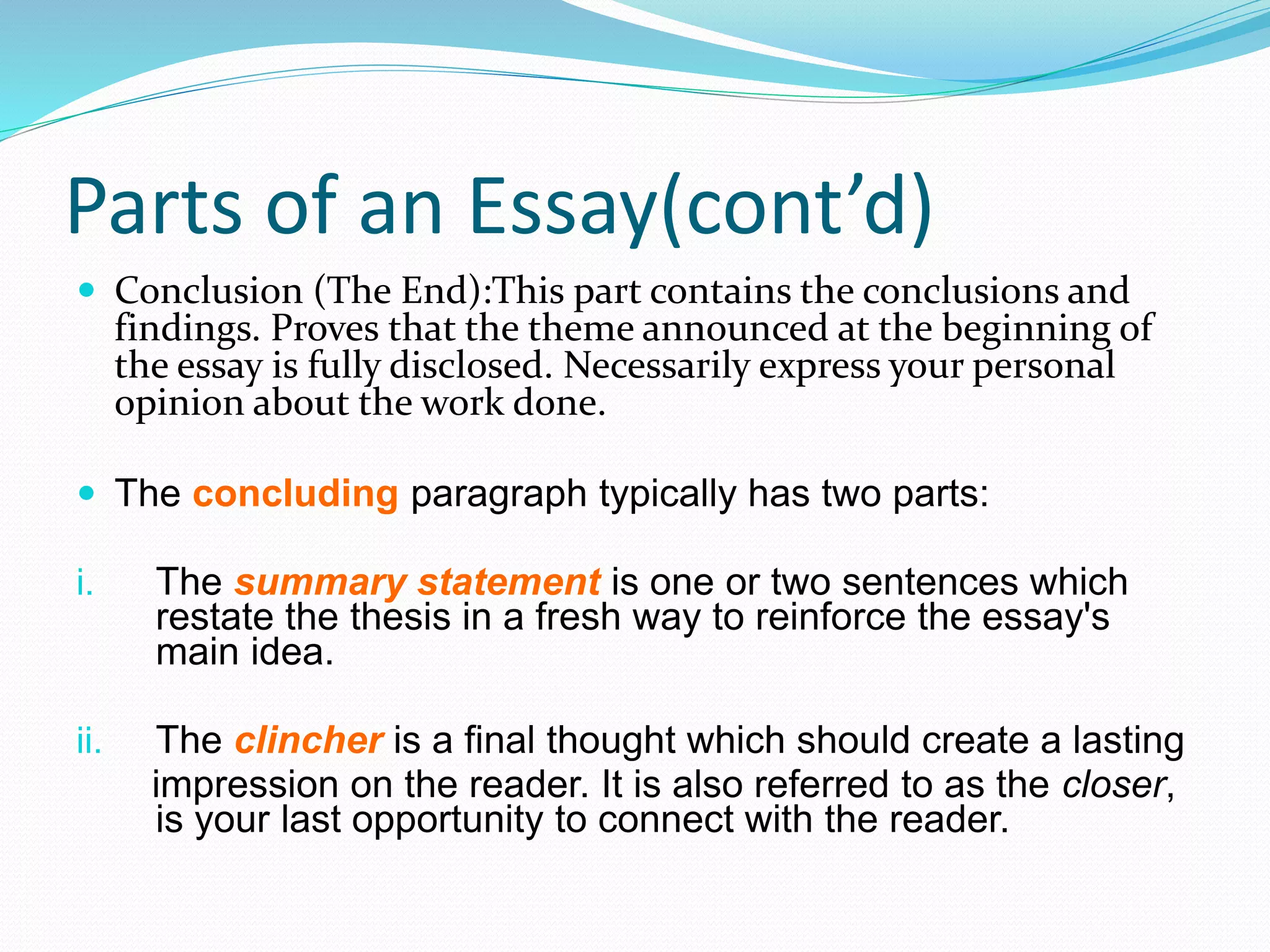 Essay-writing | PPTX