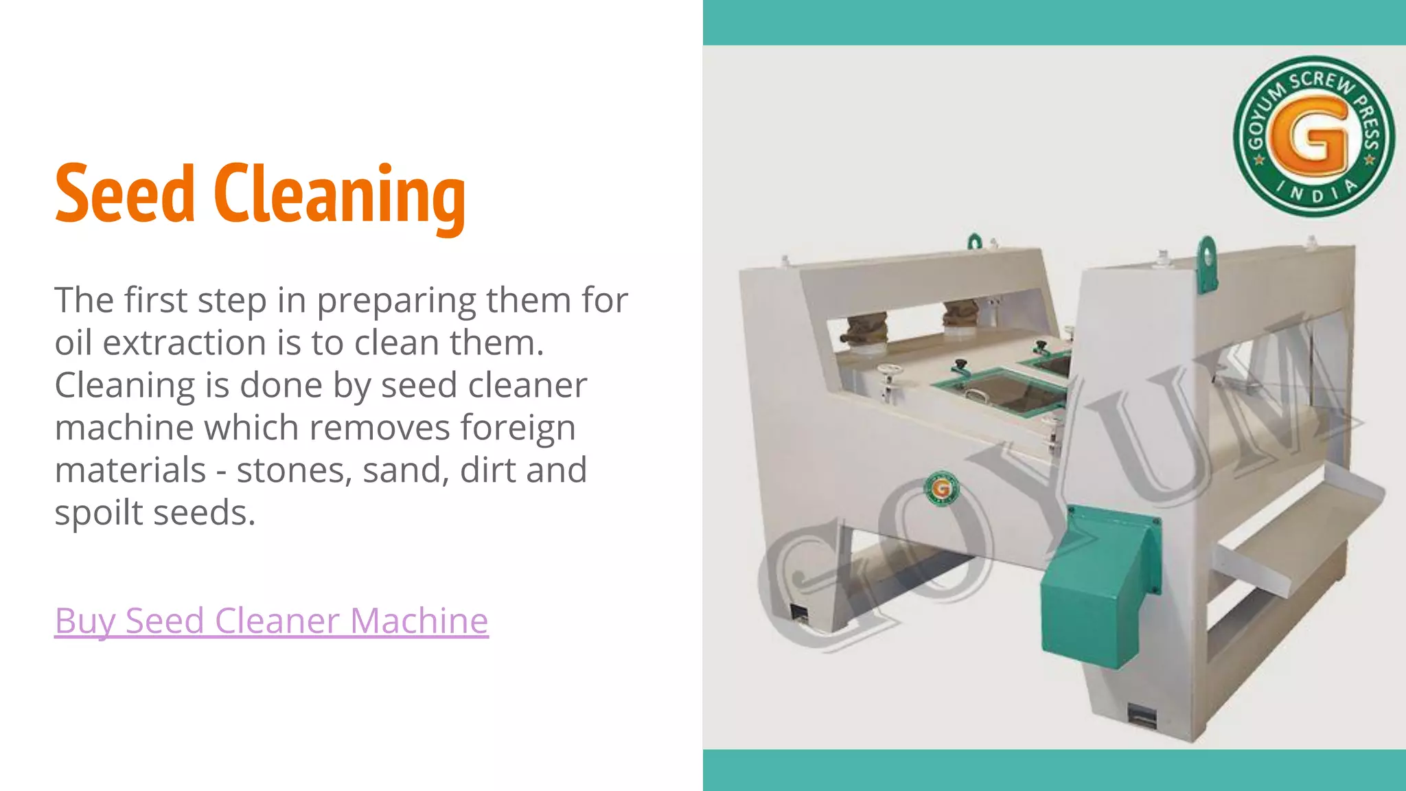 Neem seed oil extraction plant manufacturer | PPT