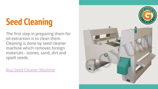 Neem seed oil extraction plant manufacturer | PPT