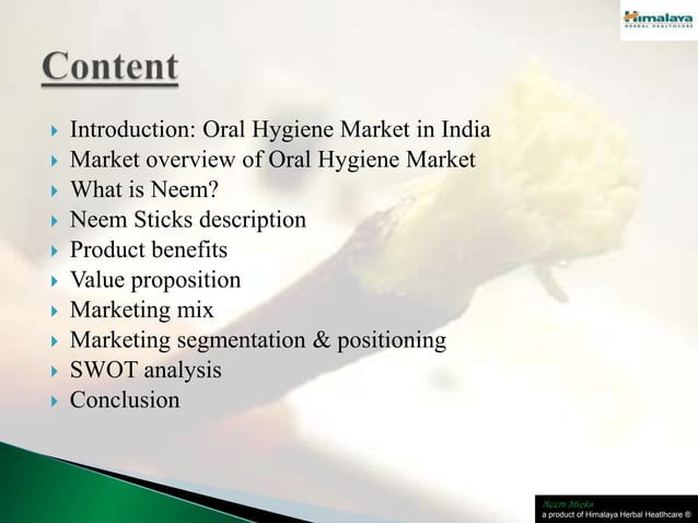 Neem sticks | PPT