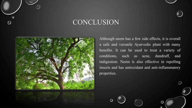NEEM TREE PPT.pptx | Herbs and Supplements | Alternative Medicine