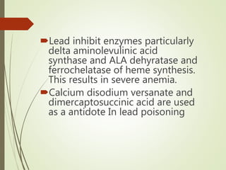 BIOCHEMISTRY BASIS OF ENVIROMENTAL HEALTH HAZARDS | PPTX