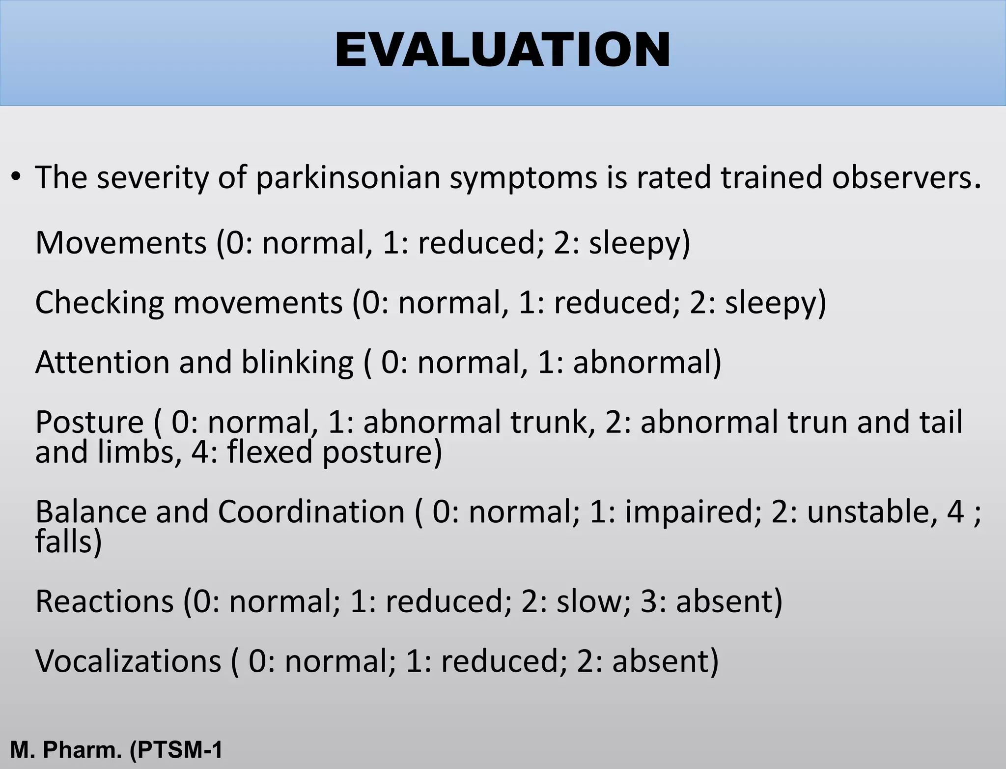 Screening Methods of Parkinson's Disease | PPTX