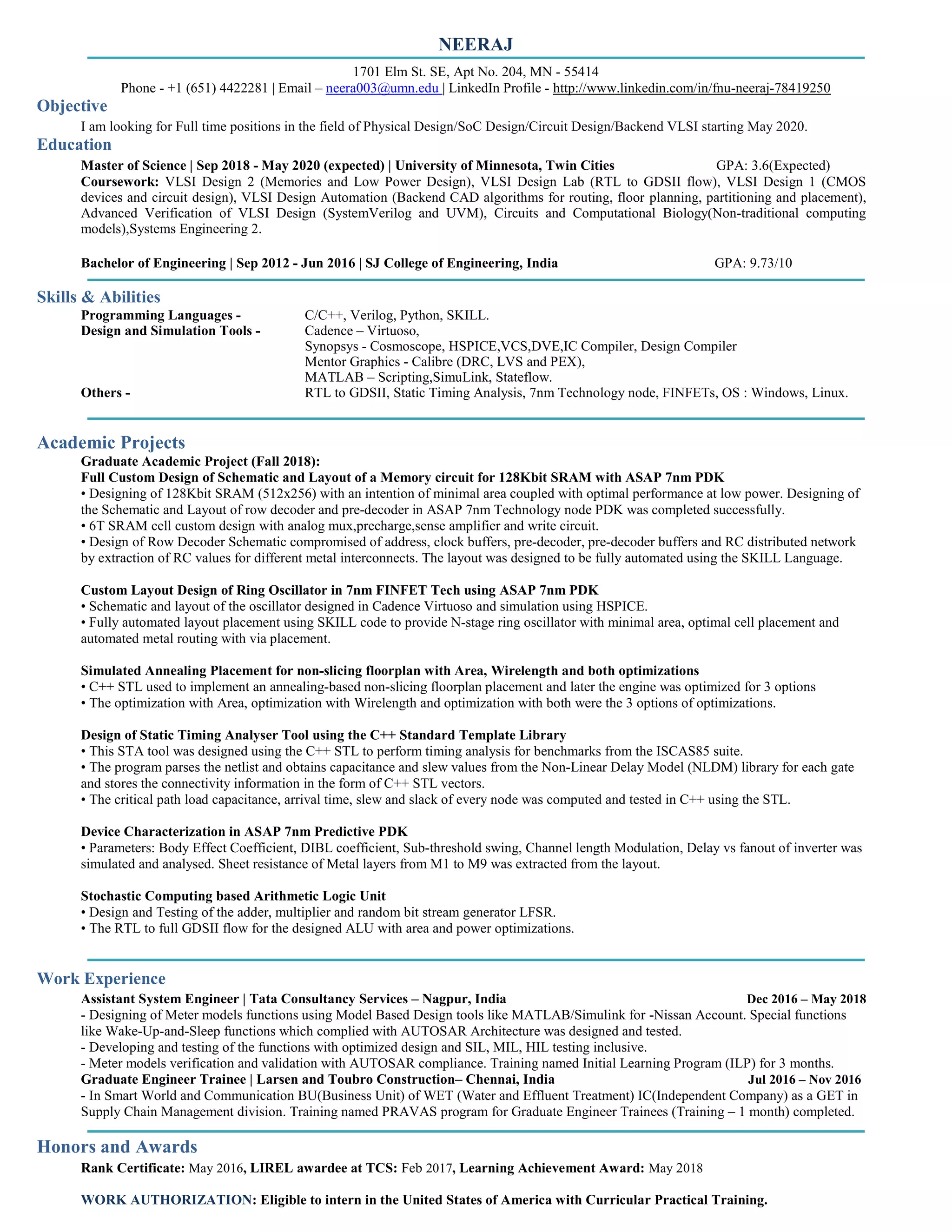 Neeraj Resume | PDF