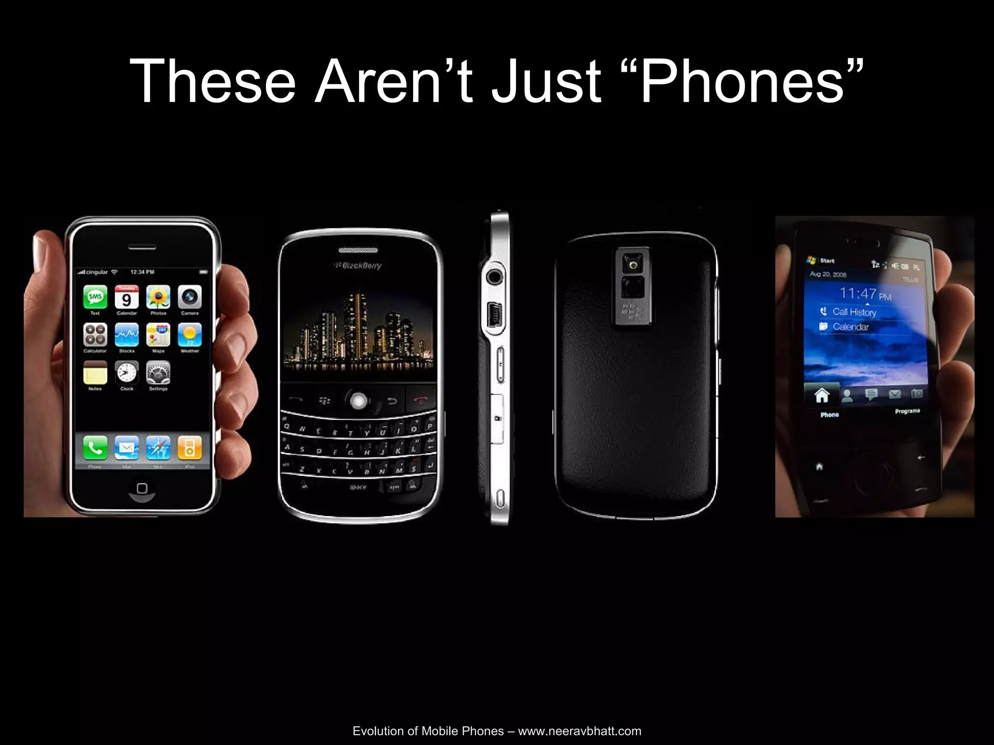 Evolution Of Mobile Phones | PPT
