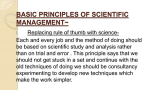 Scientific management and its principles by Neeraj Bhandari ( Surkhet ...