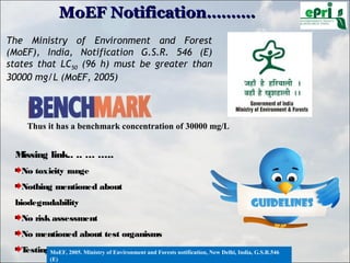Scope of improving drilling fluid guideline in India | PPT