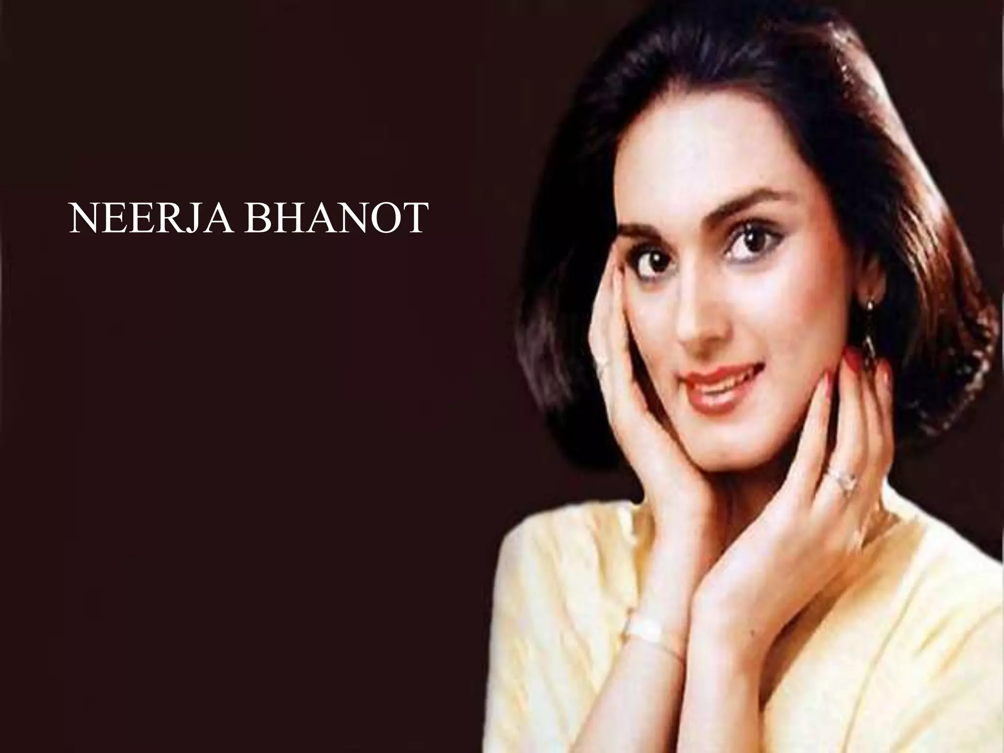 Life History of Neerja Bhanot | PPT
