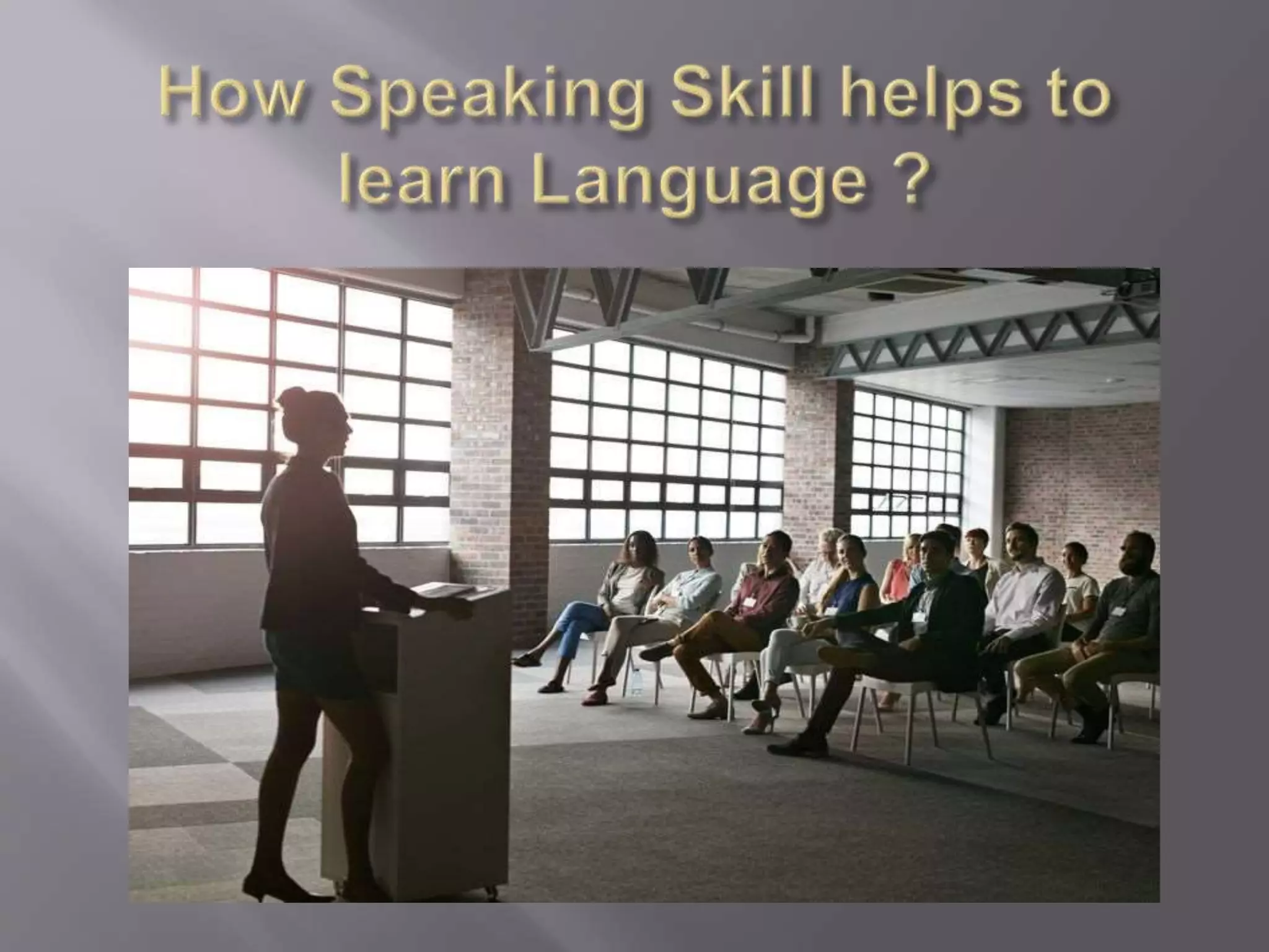 Language learning skills | PPT