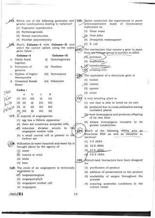 Neet ii-2016-question-paper | PDF