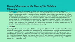 Critical review of the educational idea of Rousseau | PPT