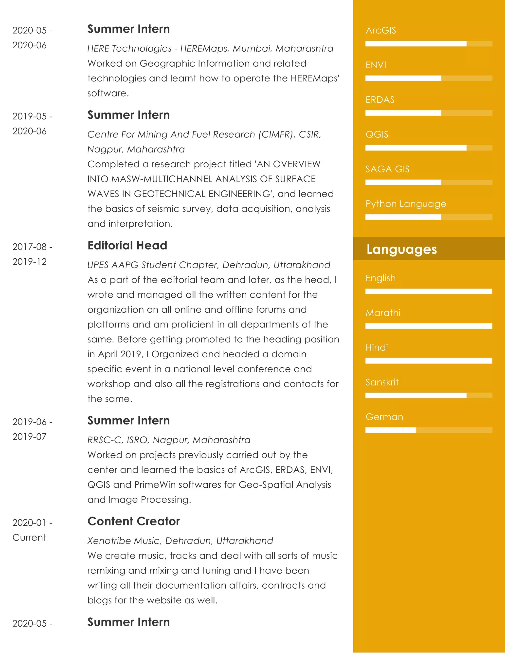 Neeti's CV | PDF