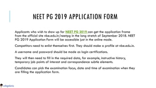NEET PG 2019 | PPT