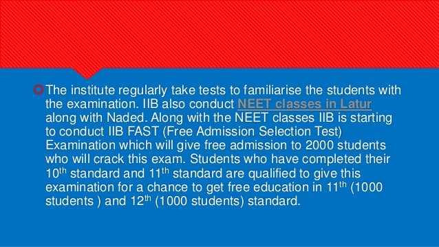 NEET Repeater Classes in Latur | PPT