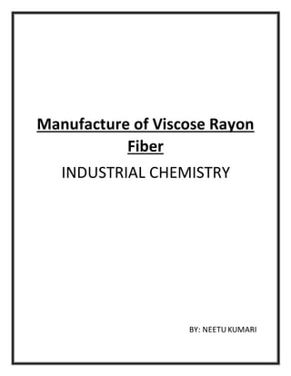 Viscose rayon fiber | DOCX