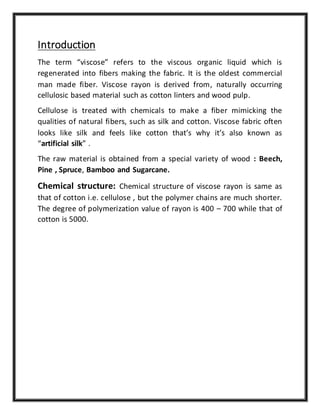 Viscose rayon fiber | DOCX