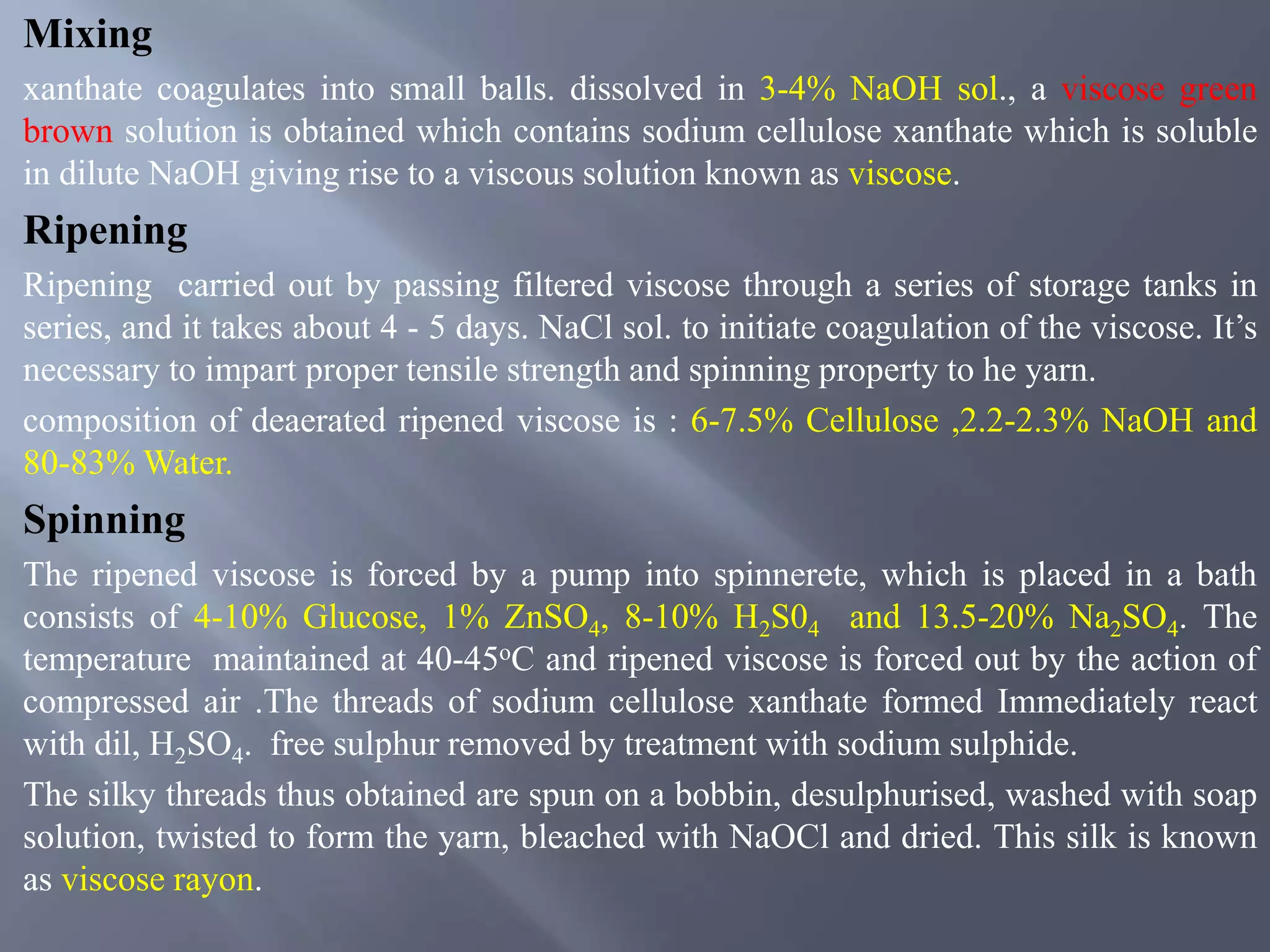 Viscose Rayon Fiber | PPTX