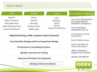 Neev Conversion Strategy Capabilities | PPT