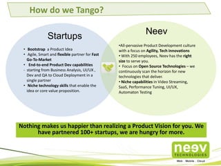 Neev for Startups | PPT