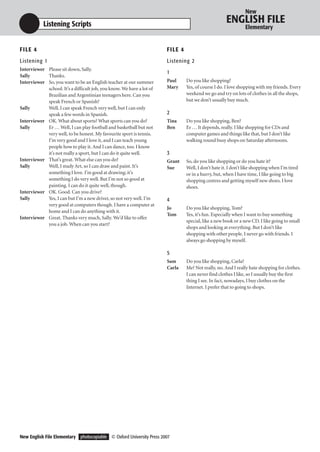Nef elem file_listening_scripts | PDF
