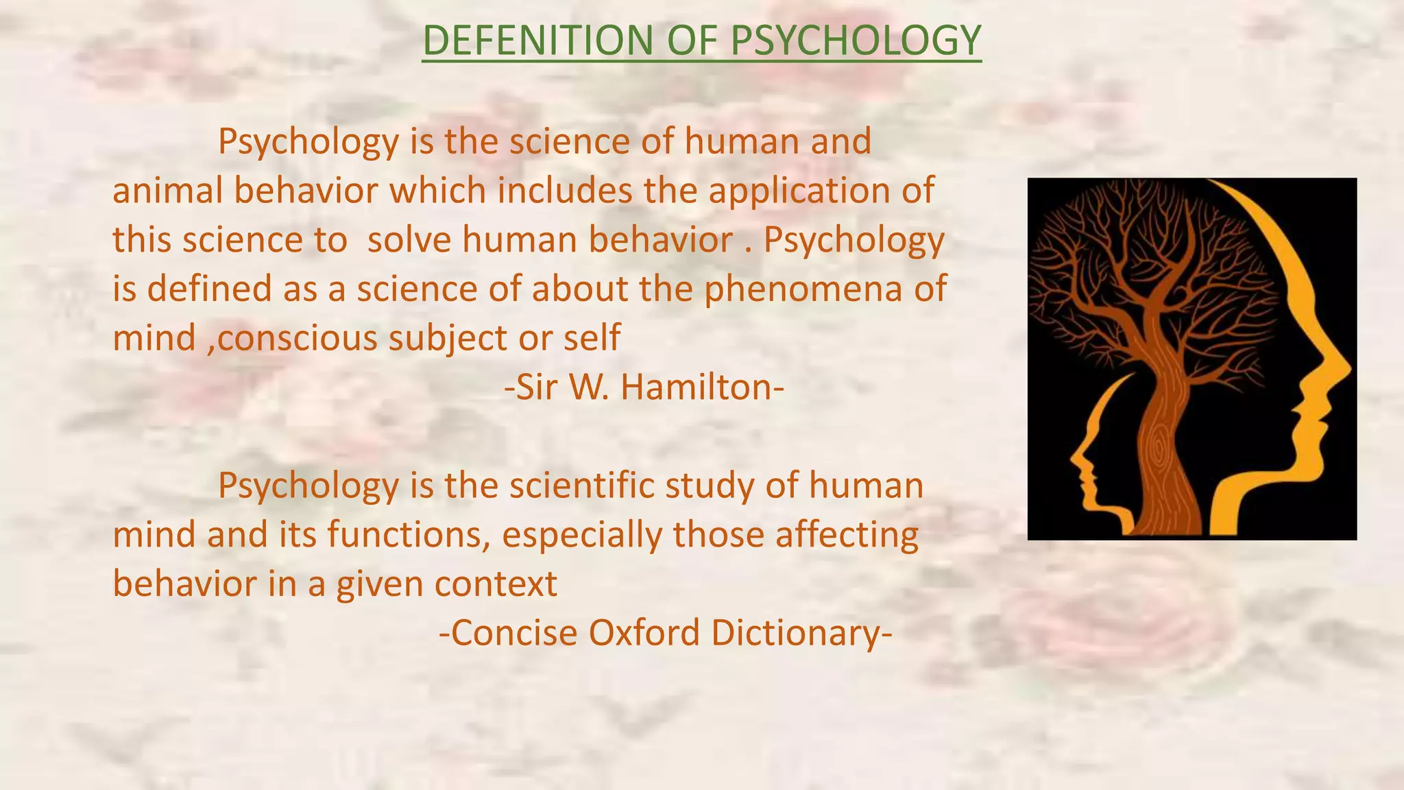 SCIENCE OF PSYCHOLOGY | PPTX
