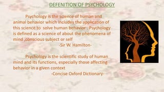 SCIENCE OF PSYCHOLOGY | PPT