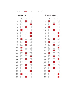 NEF - PI - QUICKTEST 4 - GRAMMAR | DOC