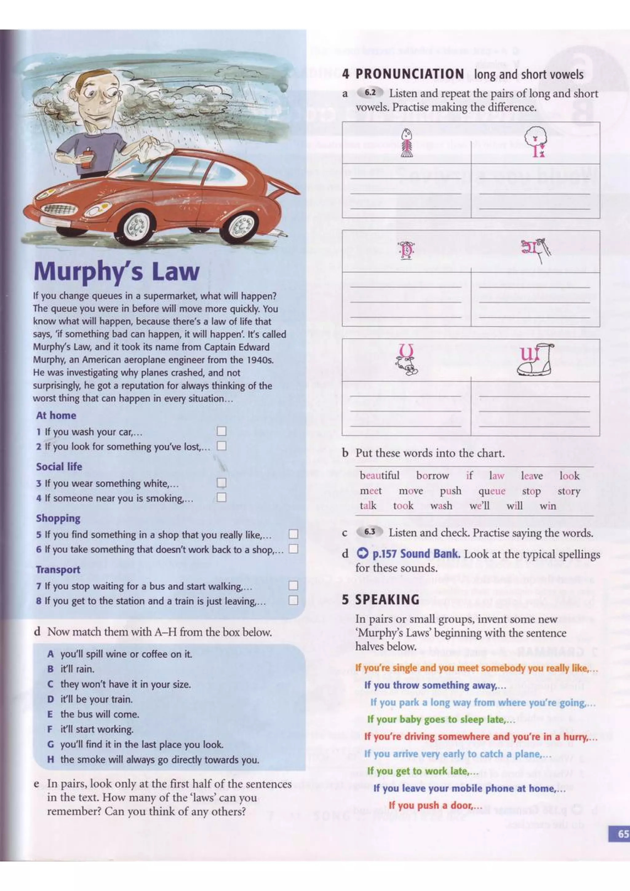 NEW ENGLISH FILE Pre Intermediate (unit 6) | PDF