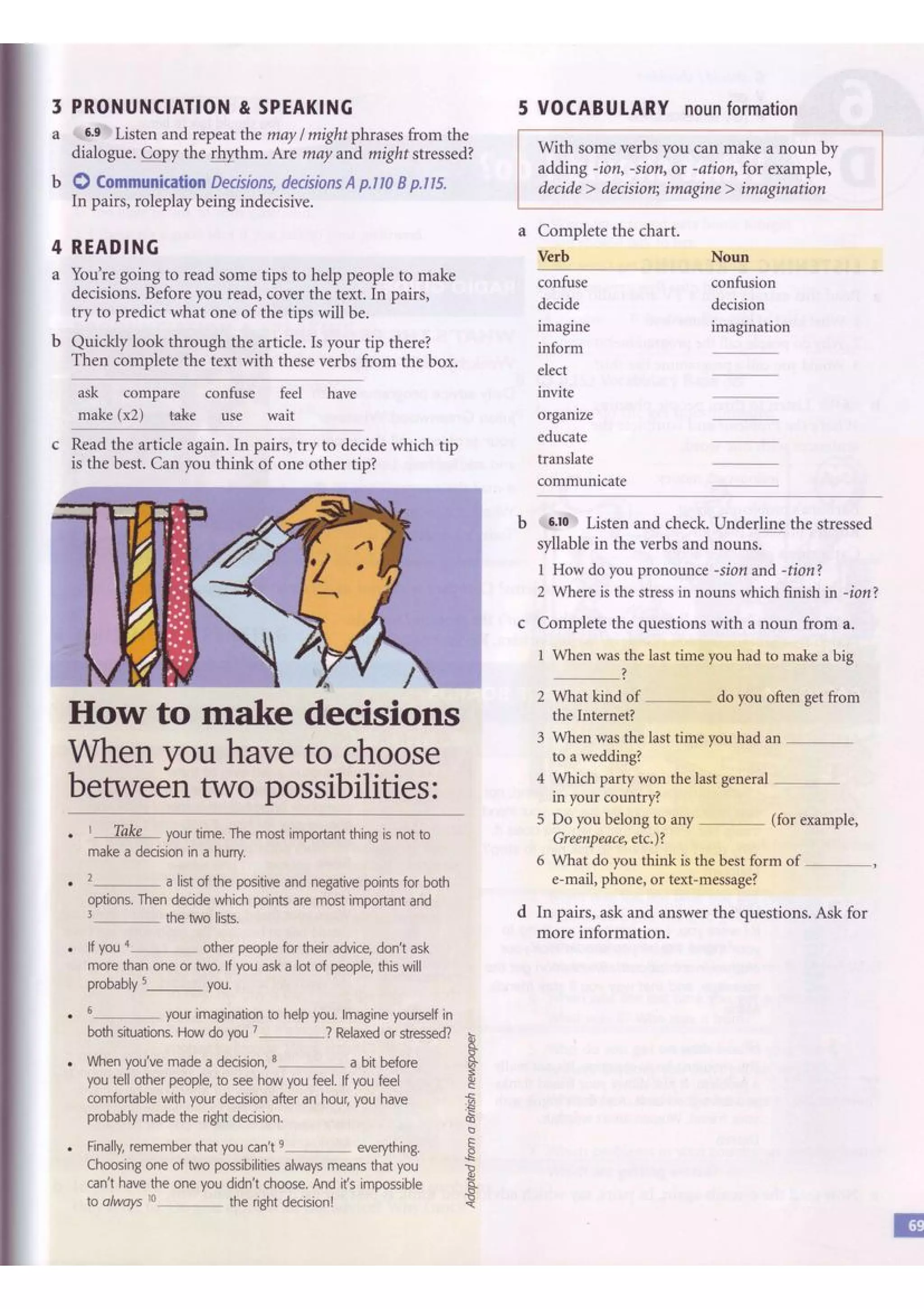 NEW ENGLISH FILE Pre Intermediate (unit 6) | PDF