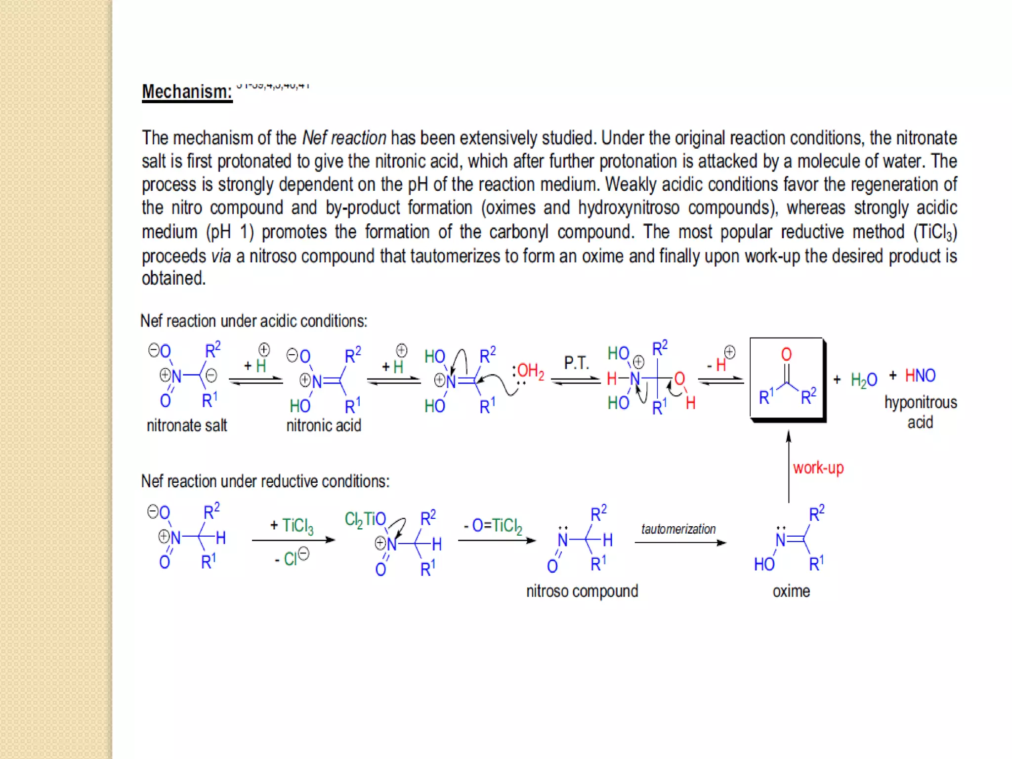Nef reaction | PPTX