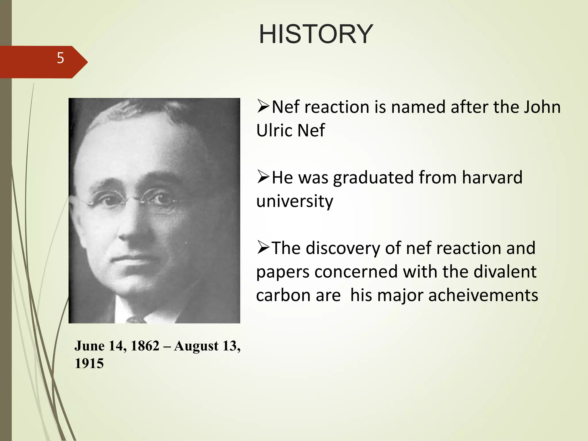 Nef reaction and its applications in chemistry | PPTX