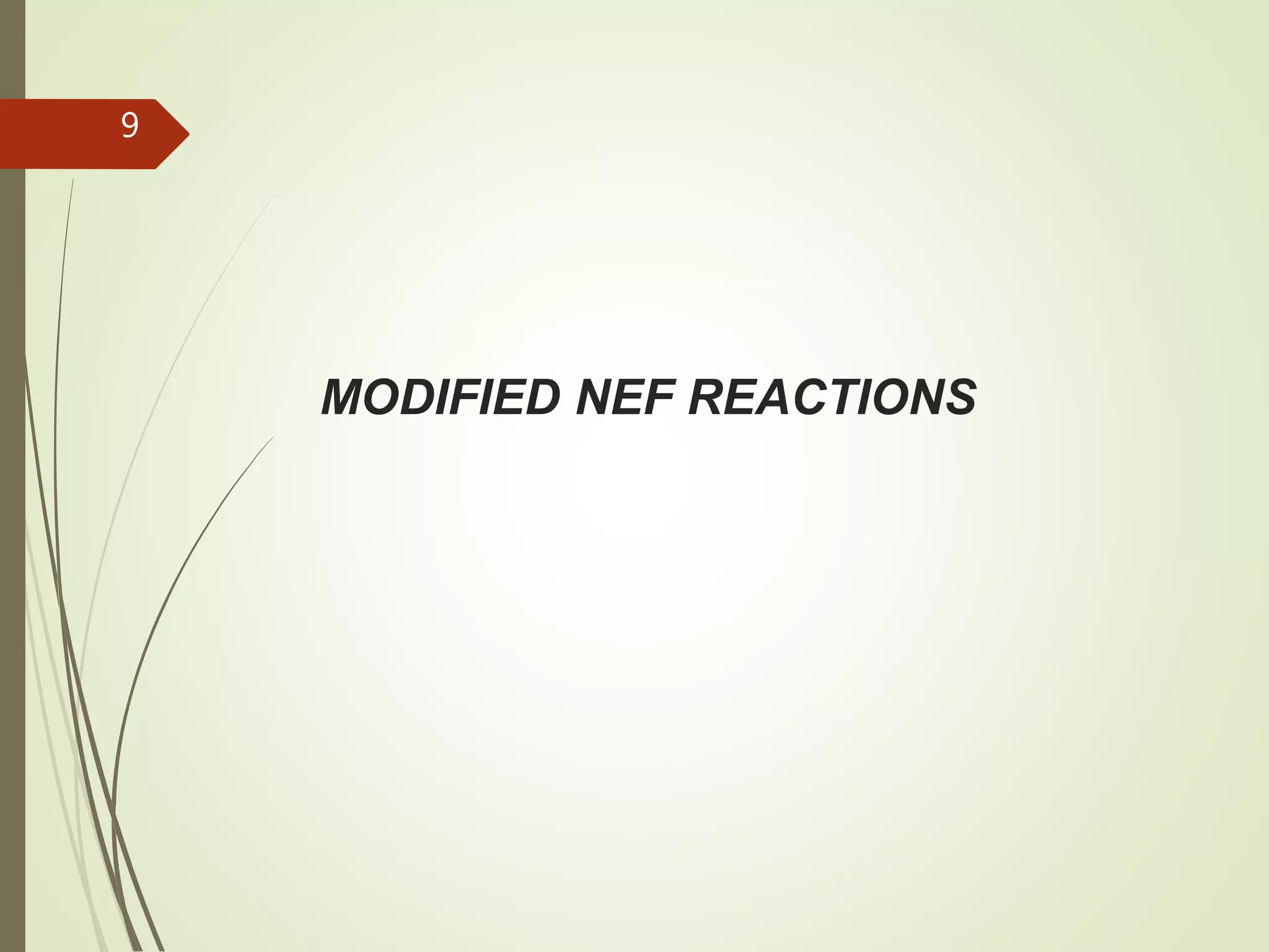 Nef reaction and its applications in chemistry | PPTX
