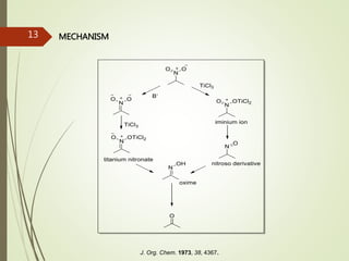 Nef reaction and its applications in chemistry | PPTX