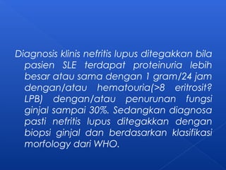 Nefritis lupus | PPT