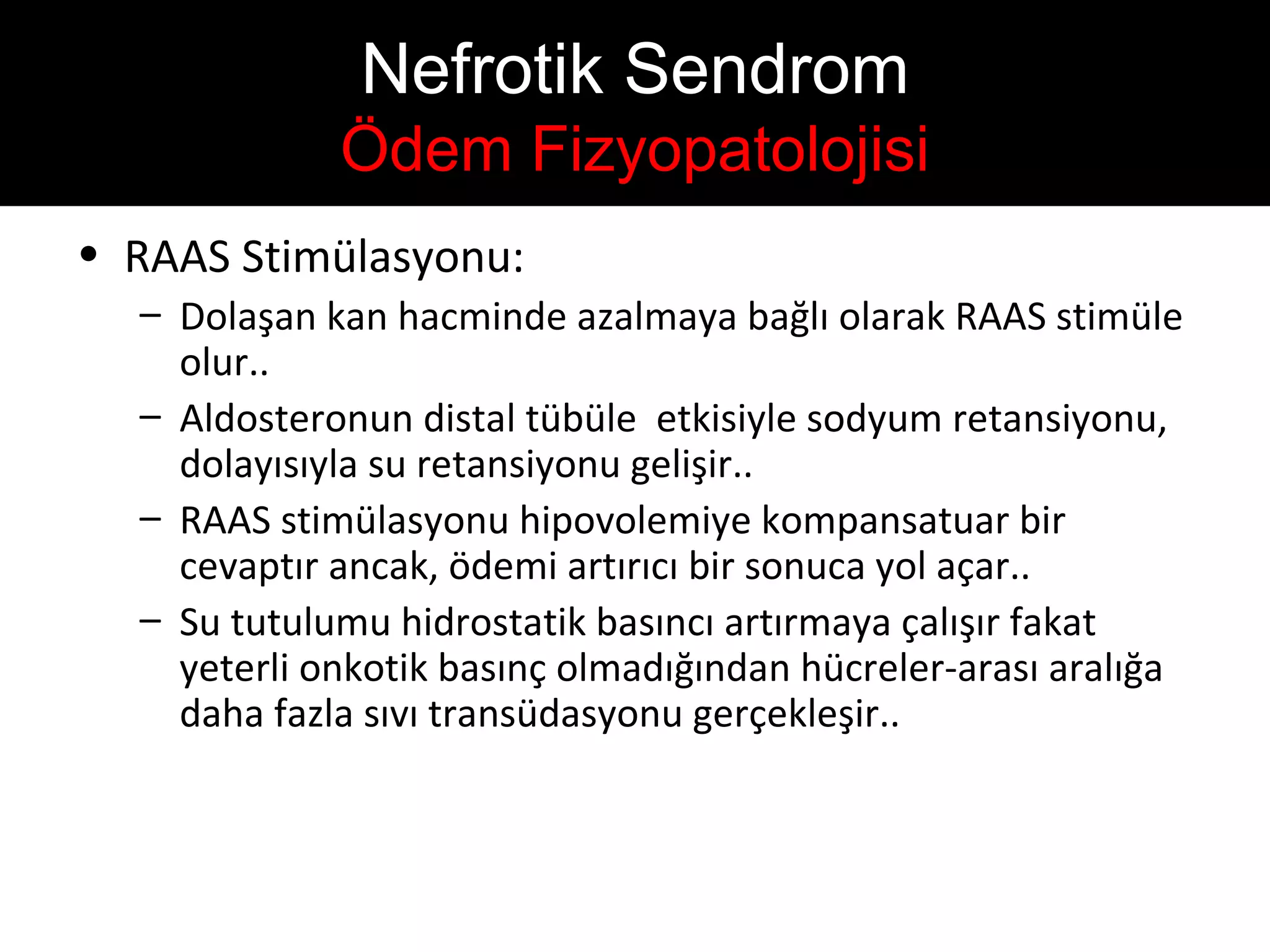 Nefrotik sendrom (fazlası için www.tipfakultesi.org ) | PPT