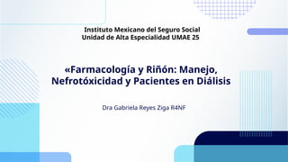 nefrotoxicidad Daño de medicamentos ….. | PPTX