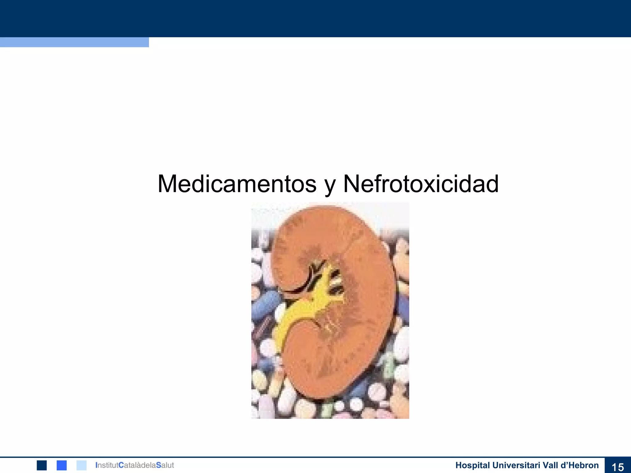 Nefrotoxicidad inducida por medicamentos (1) | PPT
