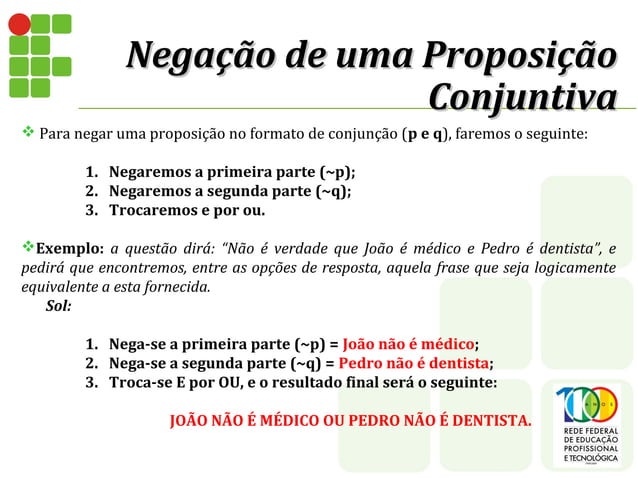 Negacao proposicoes simples_e_compostas | PPT