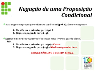 Negacao proposicoes simples_e_compostas | PPT